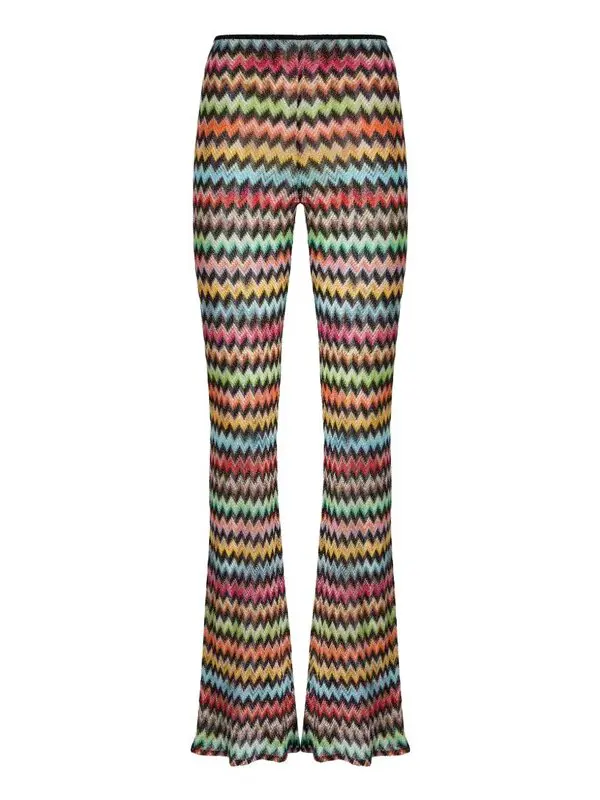 Missoni Chevron-pattern Trousers - Yellow