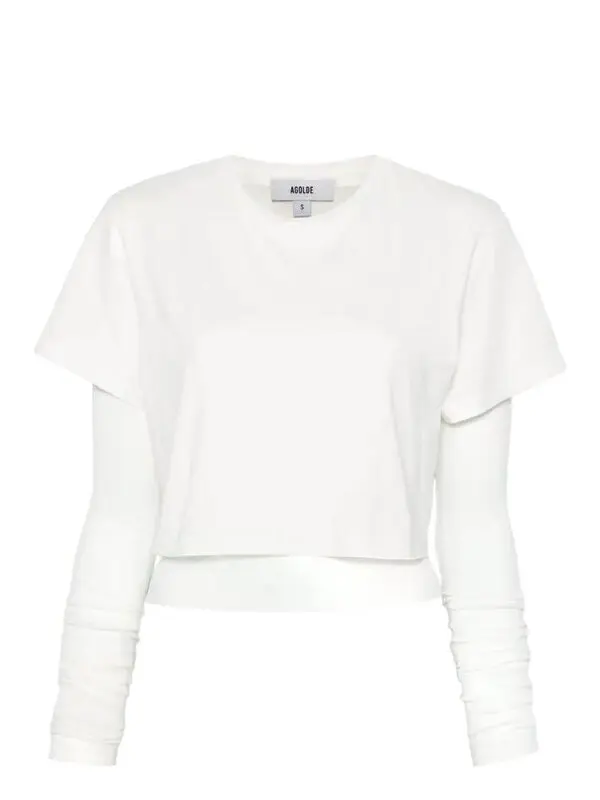 AGOLDE Romily Crew-neck T-shirt - White