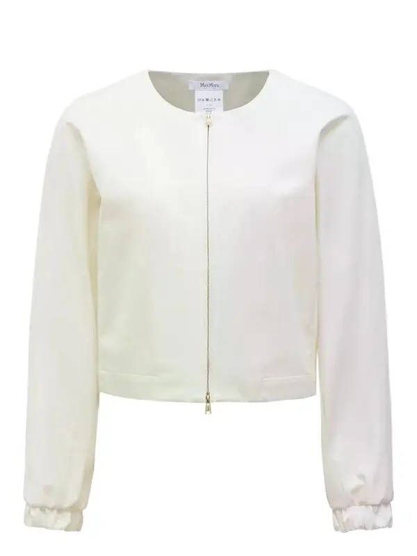 Max Mara Zip Jacket - White
