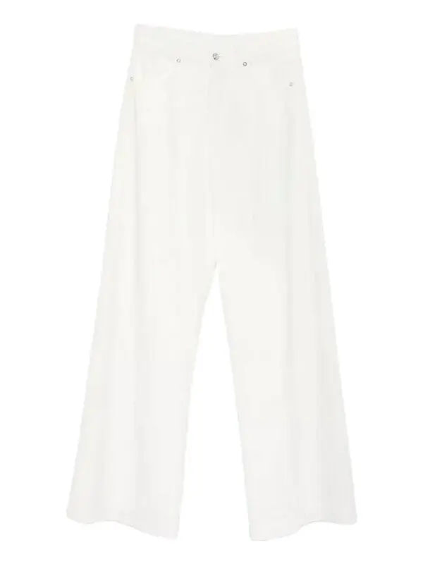 NINE:INTHE:MORNING Audrey Straight Leg Jeans - White