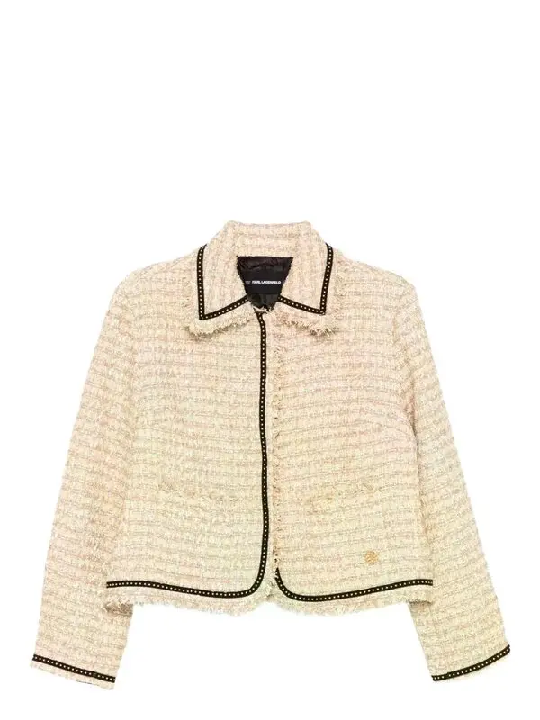 Karl Lagerfeld Boucle Jacket - Neutrals