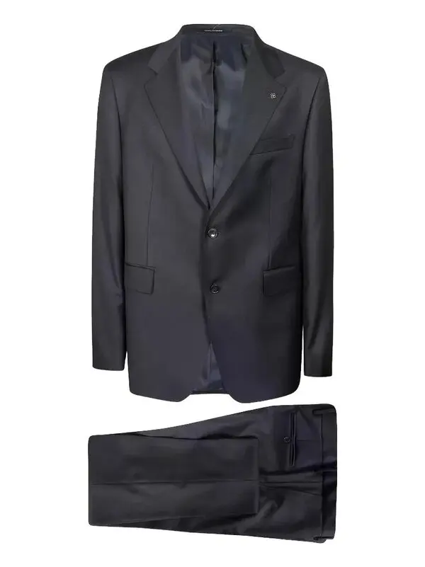 Tagliatore Two-peice Virgin Wool Suit - Blue