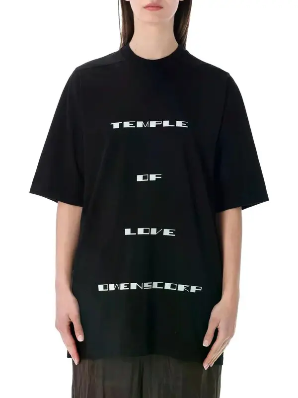 Rick Owens Printed T-shirt - Black