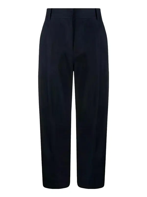 Max Mara High-waisted Wide-leg Trousers - Blue