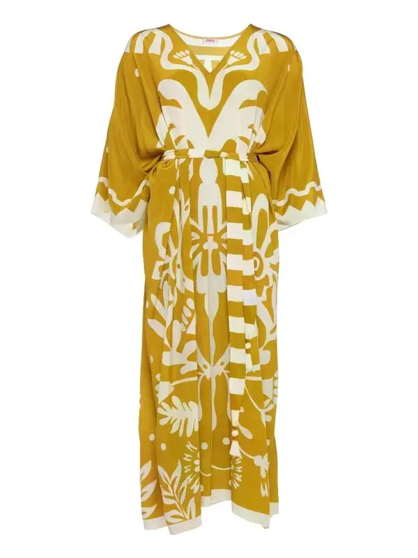 ERES Holi Kaftan Dress - Yellow