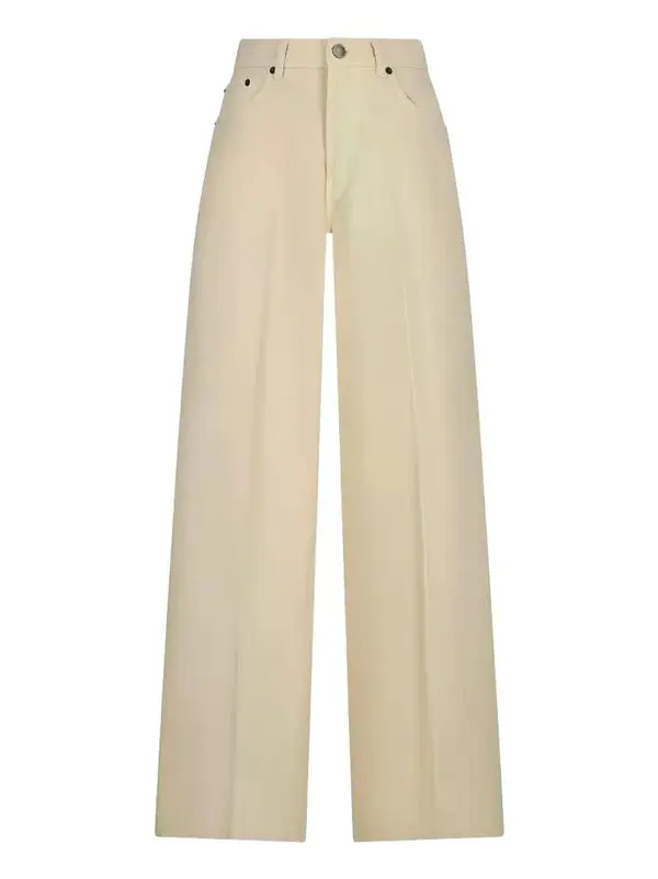 HAIKURE Bethany Wide Leg Jeans - Neutrals