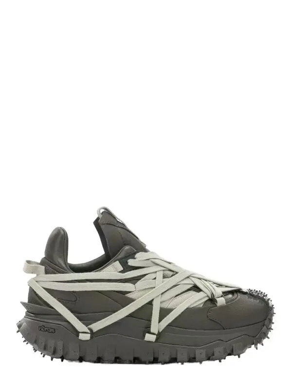 MONCLER + RICK OWENS Trailgrip Megalace Sneakers - Green
