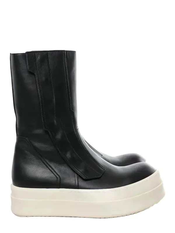 Rick Owens Platform Zip Sneakers - Black