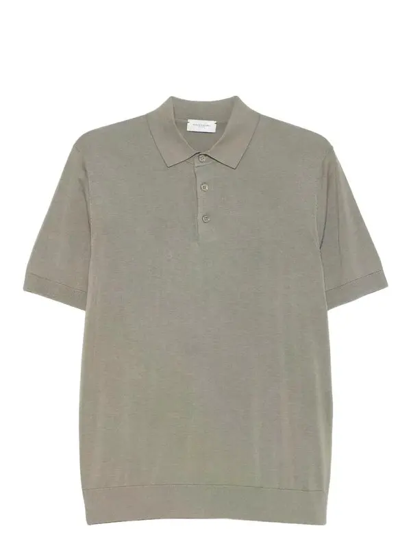 PAOLO PECORA Short-sleeve Polo Shirt - Green