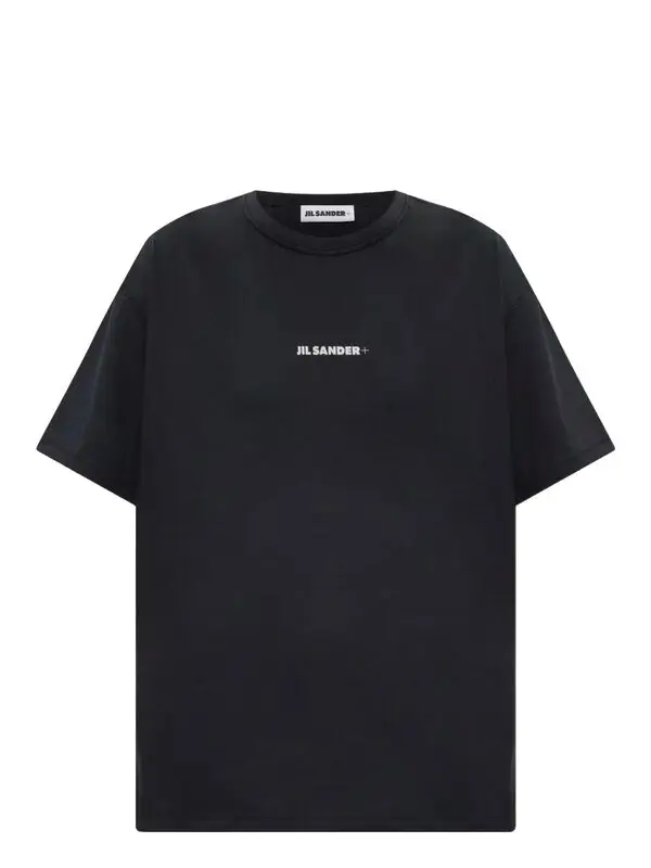 JIL SANDER Logo Print T-shirt - Black