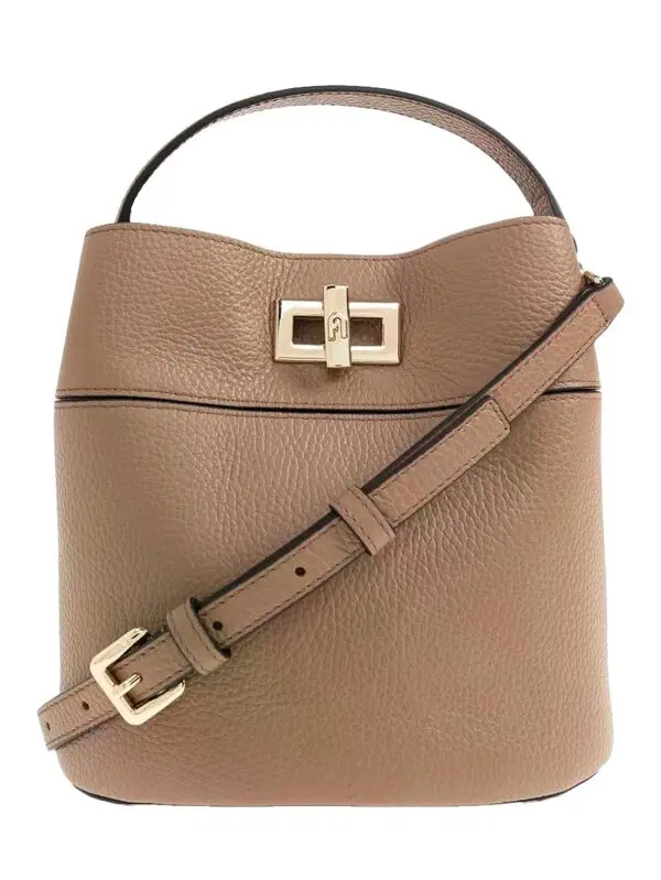 Furla Top Handle Bucket Bag - Brown