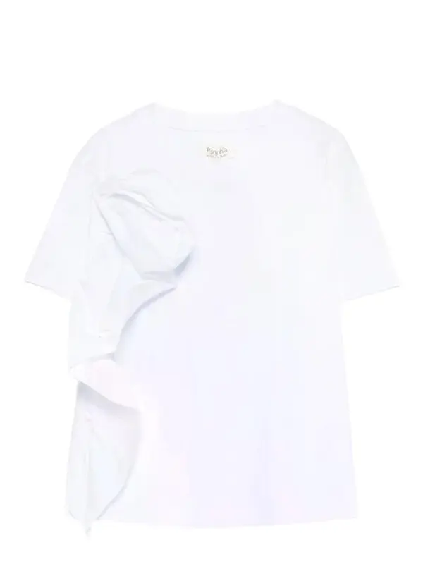 PSOPHIA Ruffled T-shirt - White