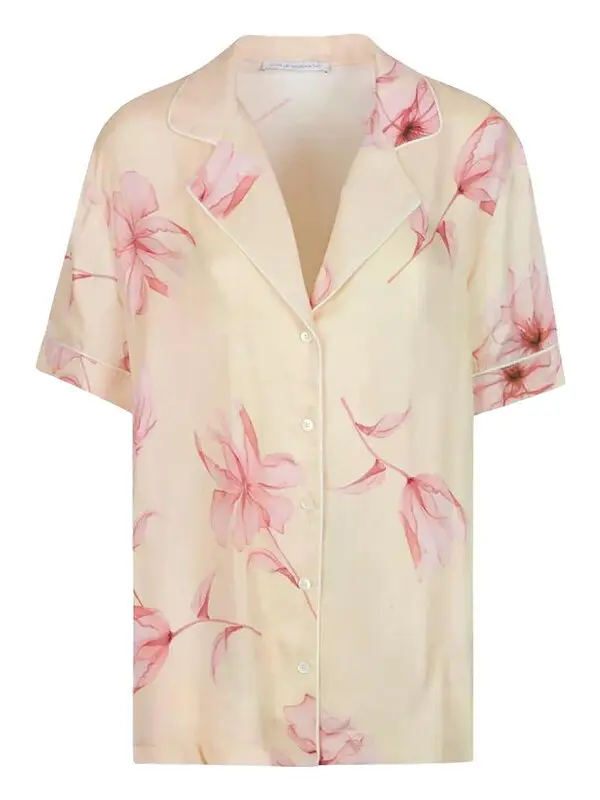 MAR DE MARGARITAS Floral Shirt - Neutrals