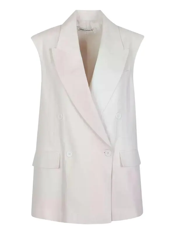 HINNOMINATE Double-breasted Waistcoat - Neutrals