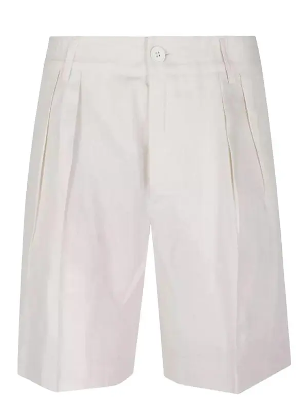 HINNOMINATE Pleated Shorts - White
