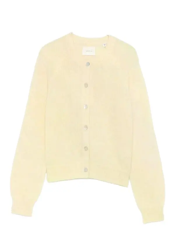 DÔEN Petra Button-up Cardigan - Yellow