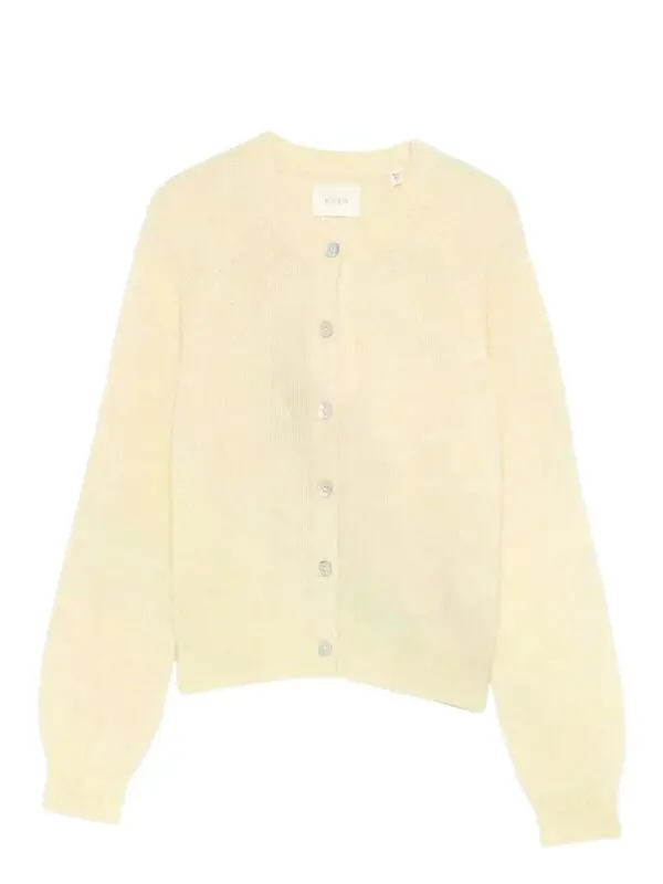 DÔEN Petra Button-up Cardigan - Yellow
