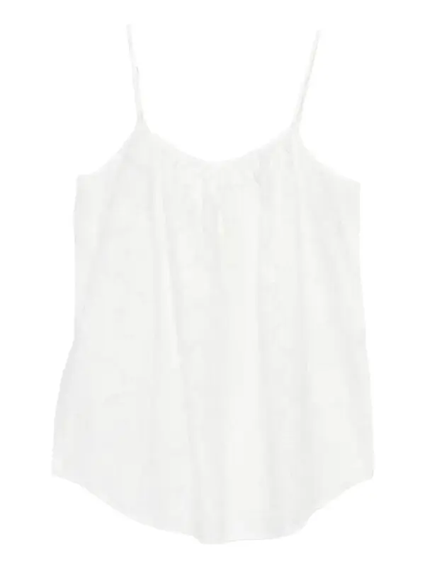 AIAYU Patterned Tank Top - White