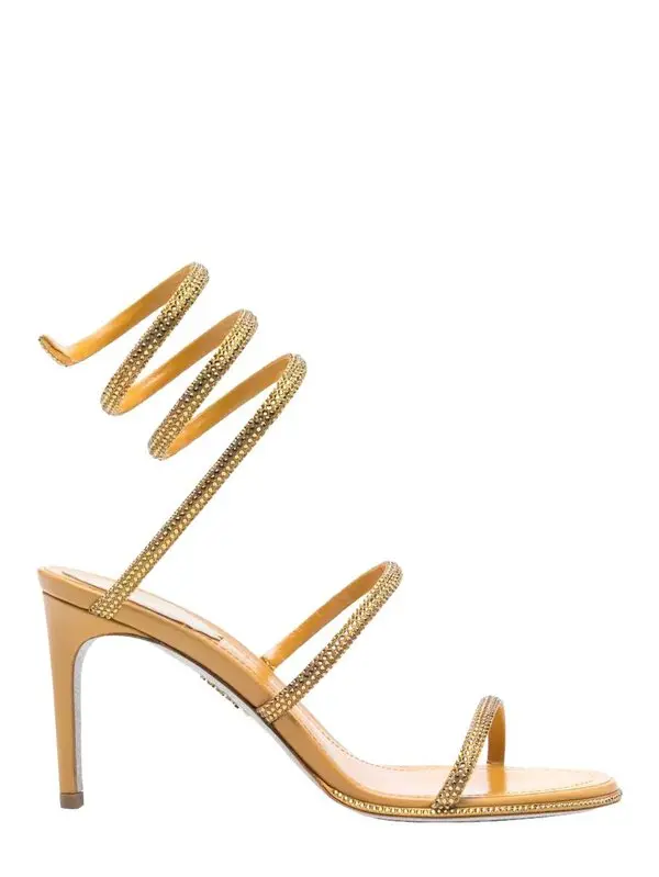 Rene Caovilla Cleo Embellished Sandals - Yellow
