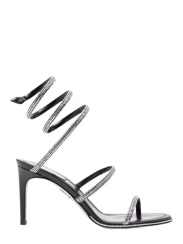 Rene Caovilla Cleo Embellished Sandals - Black