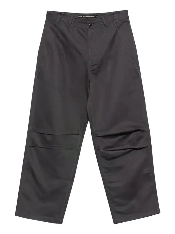 Andersson Bell Paneled Trousers - Grey