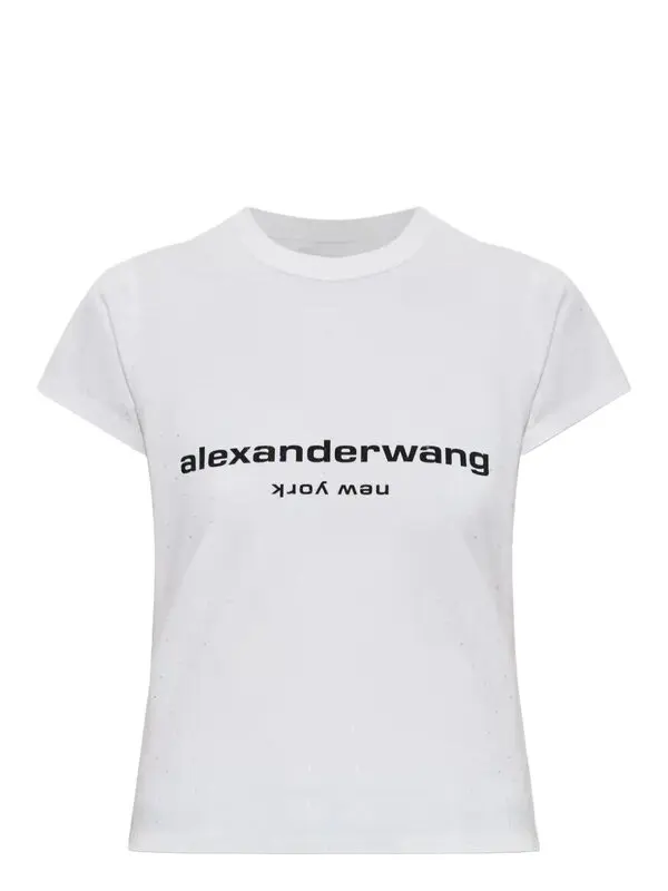 Alexander Wang Lettering Cotton T-shirt - White