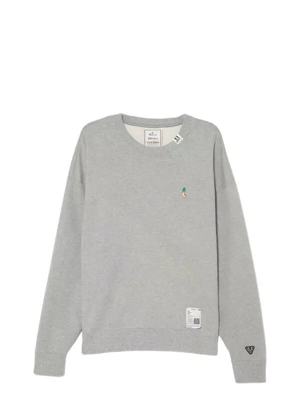 Mihara Yasuhiro Graphic-embroidered Sweatshirt - Grey