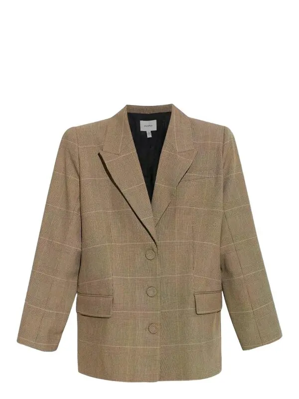 GESTUZ Single-breasted Blazer - Brown
