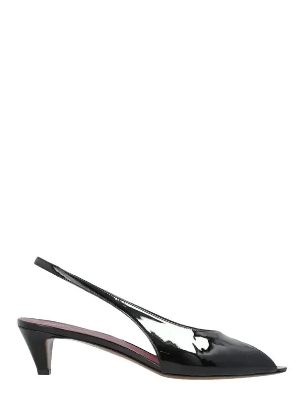 NEOUS Hamal Peep-toe Slingback Pumps - Black