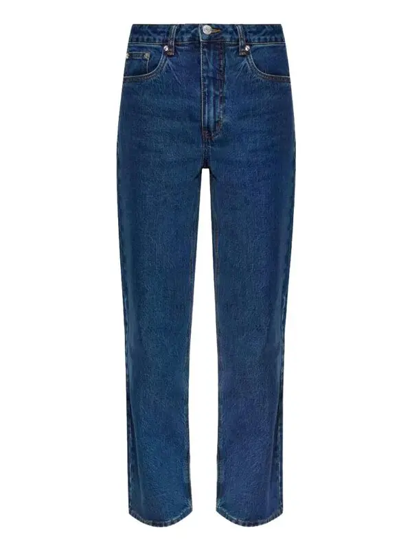 GESTUZ Straight Leg Jeans - Blue