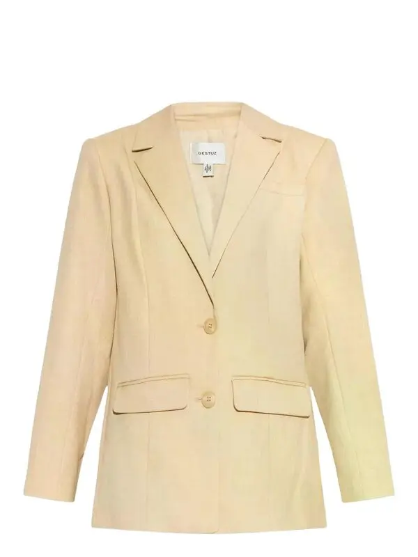 GESTUZ Stacy Buttoned Blazer - Neutrals