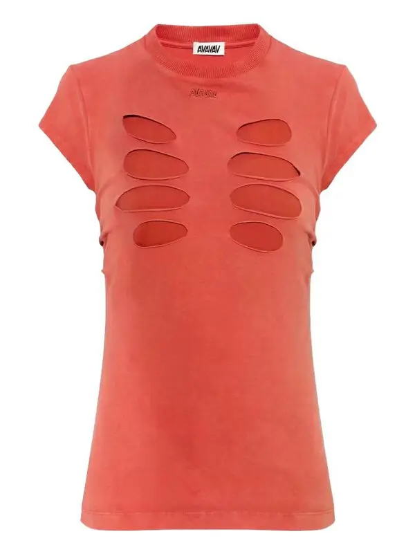 AVAVAV Cut-out T-shirt - Orange