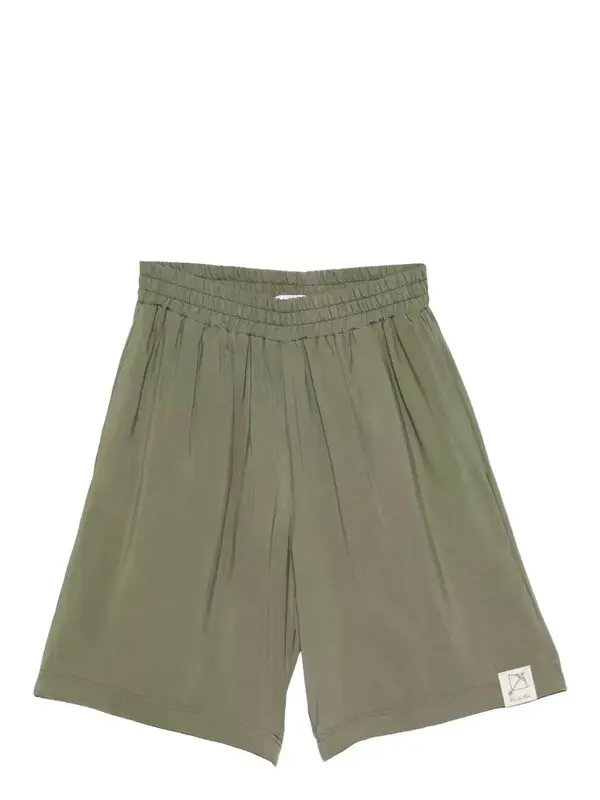 FAMILY FIRST Elasticated-trim Shorts - Green