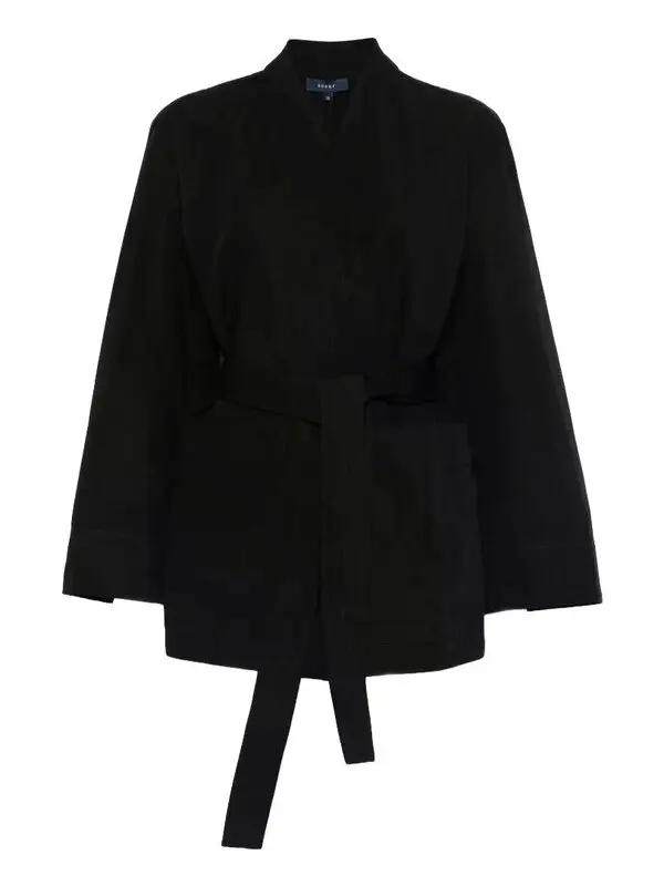 Soeur Belted Jacket - Black