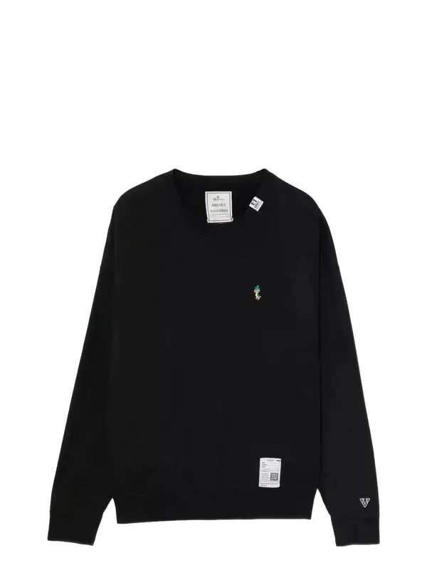 Mihara Yasuhiro Graphic-embroidered Sweatshirt - Black