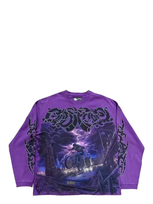 GODSPEED Bmx Long-sleeve T-shirt - Purple