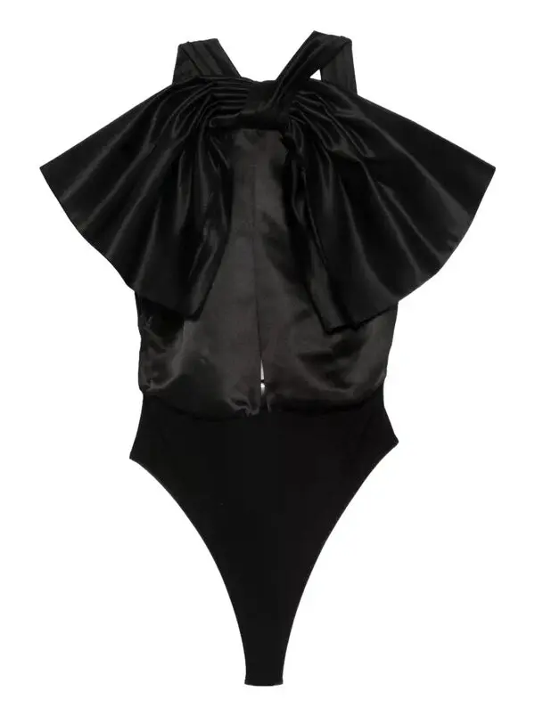 Alchemy Fashions Bow-detail Bodysuit - Black