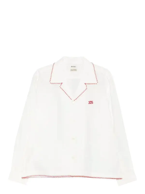 BODE Redbud Long-sleeve Shirt - White
