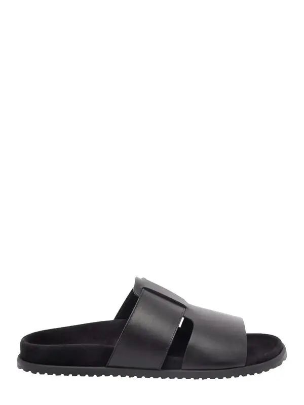 Dolce & Gabbana Leather-strap Sandals - Black