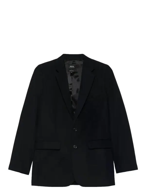 A.p.c. Button Blazer - Black