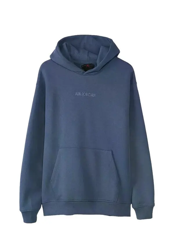 JORDAN Wordmark Fleece Hoodie - Blue