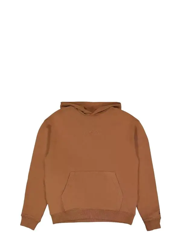 JORDAN Wordmark Fleece Hoodie - Brown