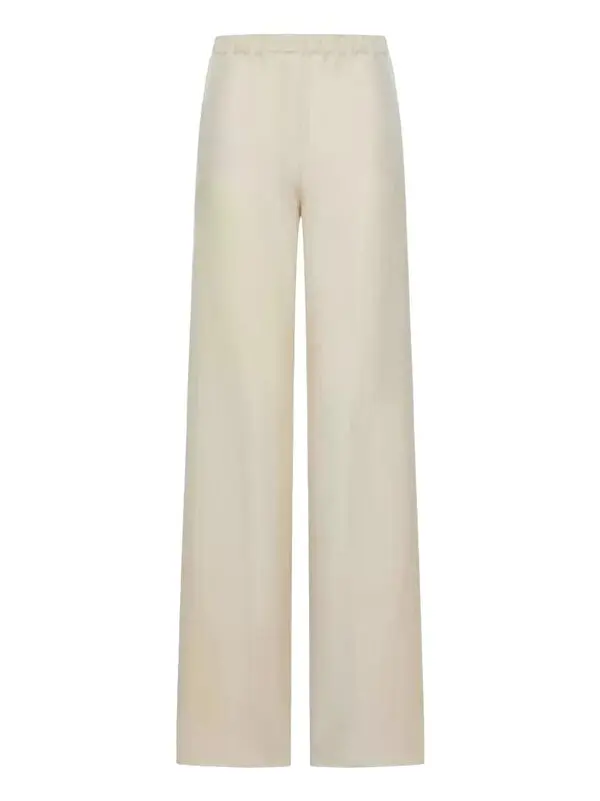 Max Mara Elasticated Palazzo Pants - Neutrals