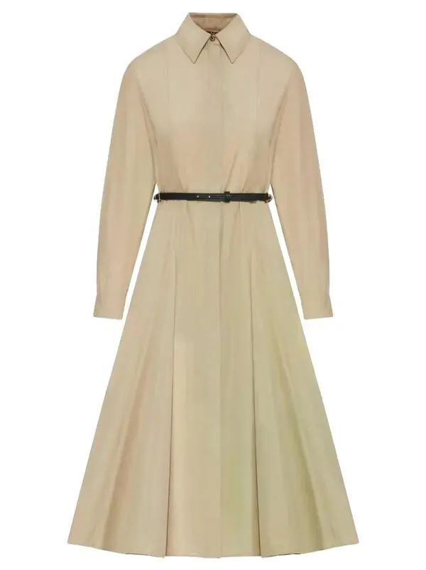 Max Mara Belted Dress - Neutrals