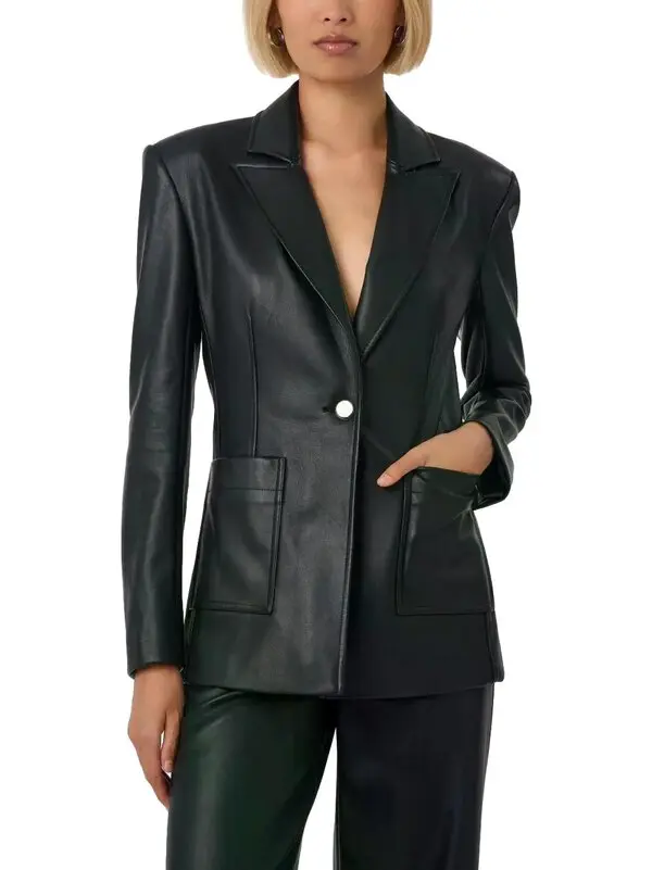 TOCCIN Rory Single Button Blazer - Black