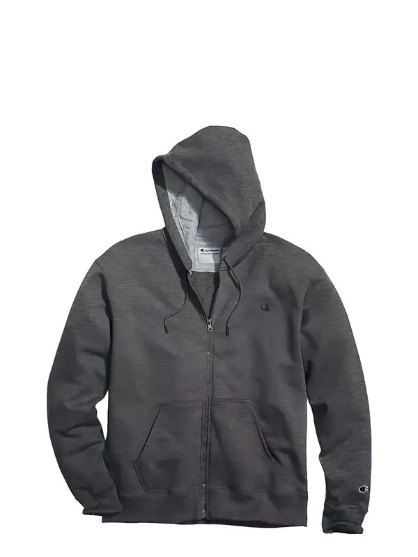 Champion Hooded Zip Up - Grey