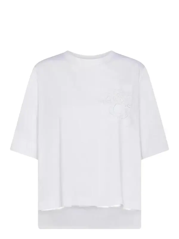Seventy Embroidered Pocket T-shirt - White