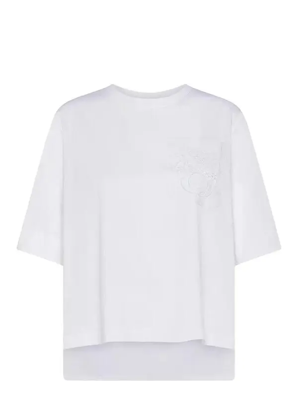 Seventy Embroidered Pocket T-shirt - White