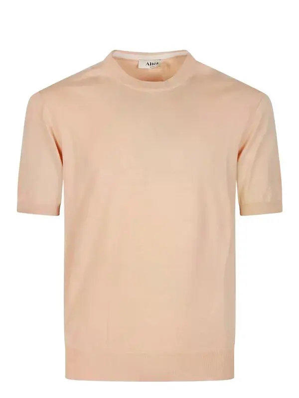 Altea Crew-neck Cotton T-shirt - Neutrals