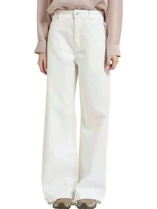 Max Mara Wide-leg Jeans - White